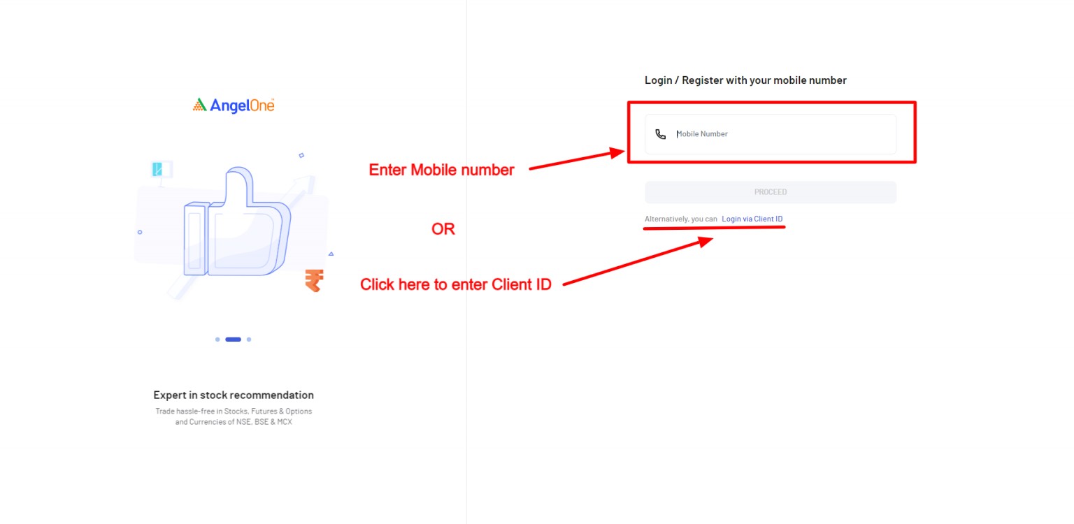 Login Flow: AngelOne - Streak Tech
